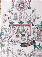 Worli art Painting by Jainil Bhavsar