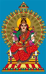 Goddess bhuvneshwari Painting by Harshit Pustake
