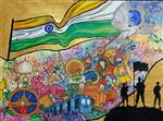 The National Anthem Painting by Vrinda Garg