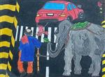Humanity in Animal Painting by Abhinav Mishra