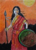 Freedom Fighter Painting by Yazhini G