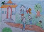 School Chale Hum Painting by Arti Dandegaonkar