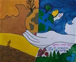 Save Earth, Save Environment Painting by Dwaraka Pawar