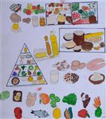 Healthy Food Painting by Namrata Desai