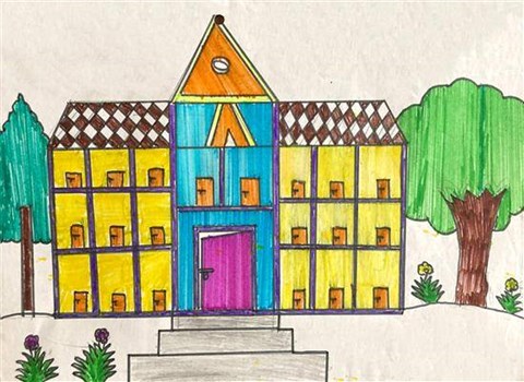 My School Drawing For Children Clare Kids Art Competition Entries