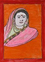 My dream is to be as Jijamata Painting by Tejal Mhaskar