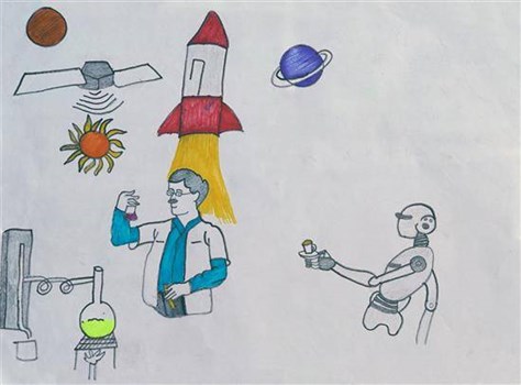 Science Art Paintings