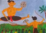 Kalari Painting by Malavika V P