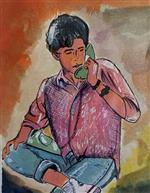 Hello Painting by Prem Sahoo
