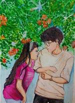 Hum Tum Painting by Prem Sahoo