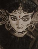 Mata Durga Painting by Abhra Sanpui