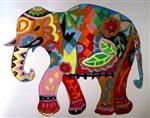 Hathi Mera Sathi Painting by Parinaz Hoshedar Davar