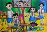 Drawing Competition Painting by Aishwarya Ramachandran