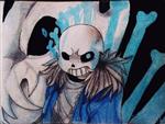 Sans from undertale Painting by Pranav Tyagi