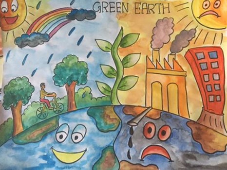 Green Earth Paintings The New Heaven And The New Earth Painting By