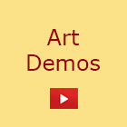 Art demonstration video, Painting demonstration video