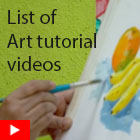 Art tutorial and painting demonstration videos
