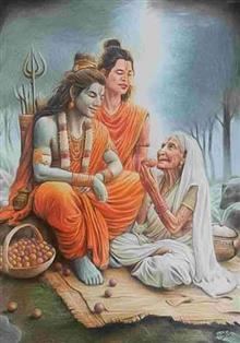 Shabari, Painting by Emerging Artist Mohit Kharkwal